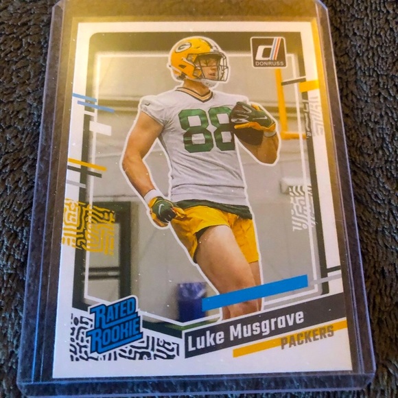 Panini | Other | Luke Musgrave 223 Panini Donruss Rated Rookiegreen Bay ...
